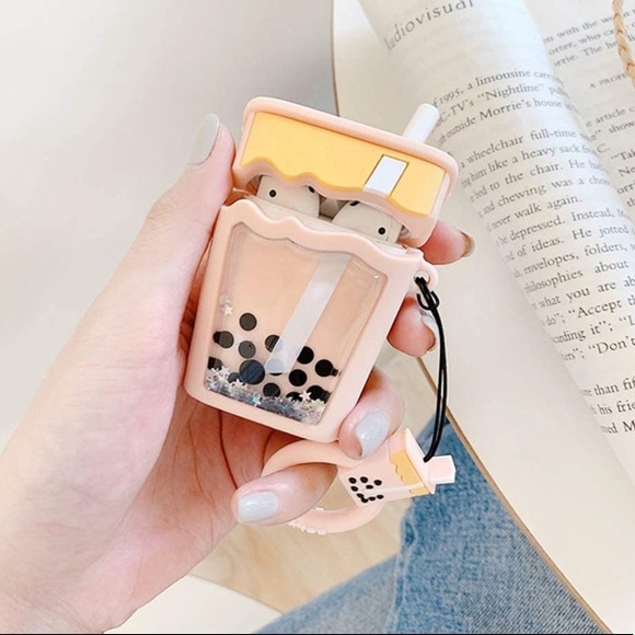 Accessories | Bubble Tea Airpod Silicone Case Boba Case Kawaii | Poshmark